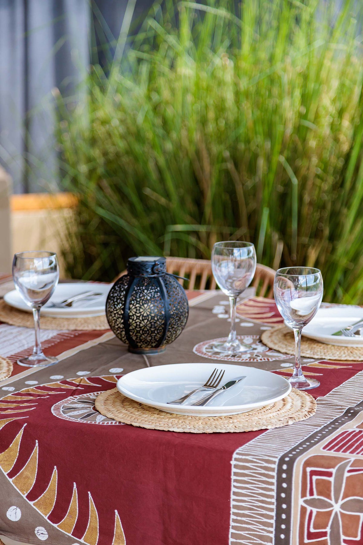 Bring Safari Chicness To Your Table - Sienna Tablecloth – TRIBAL TEXTILES