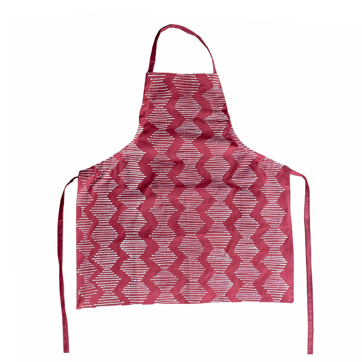 Beautiful Bold Red Apron - Made In Africa – TRIBAL TEXTILES