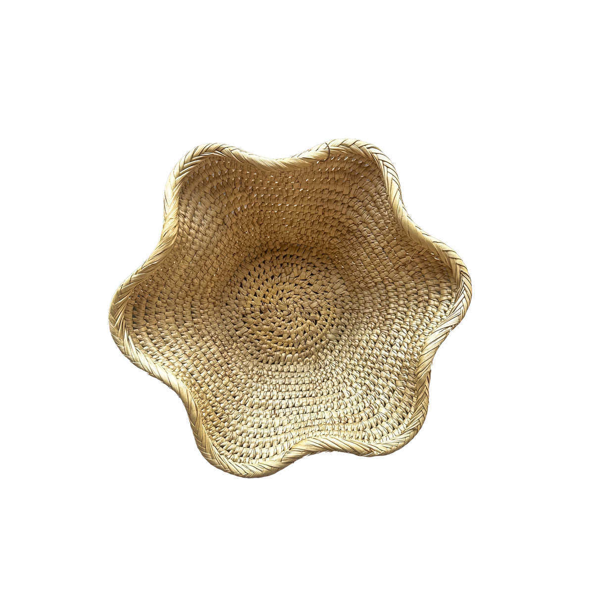Tonga Wave Baskets - Natural - TRIBAL TEXTILES